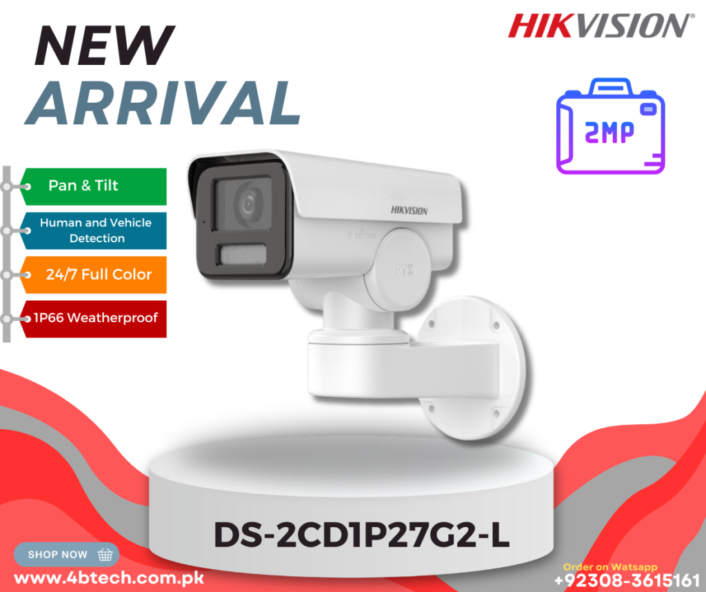 Hikvision DS-2CD1P27G2-L 2MP Pan/Tilt Full Color IP Camera – 4BROTHERS ...